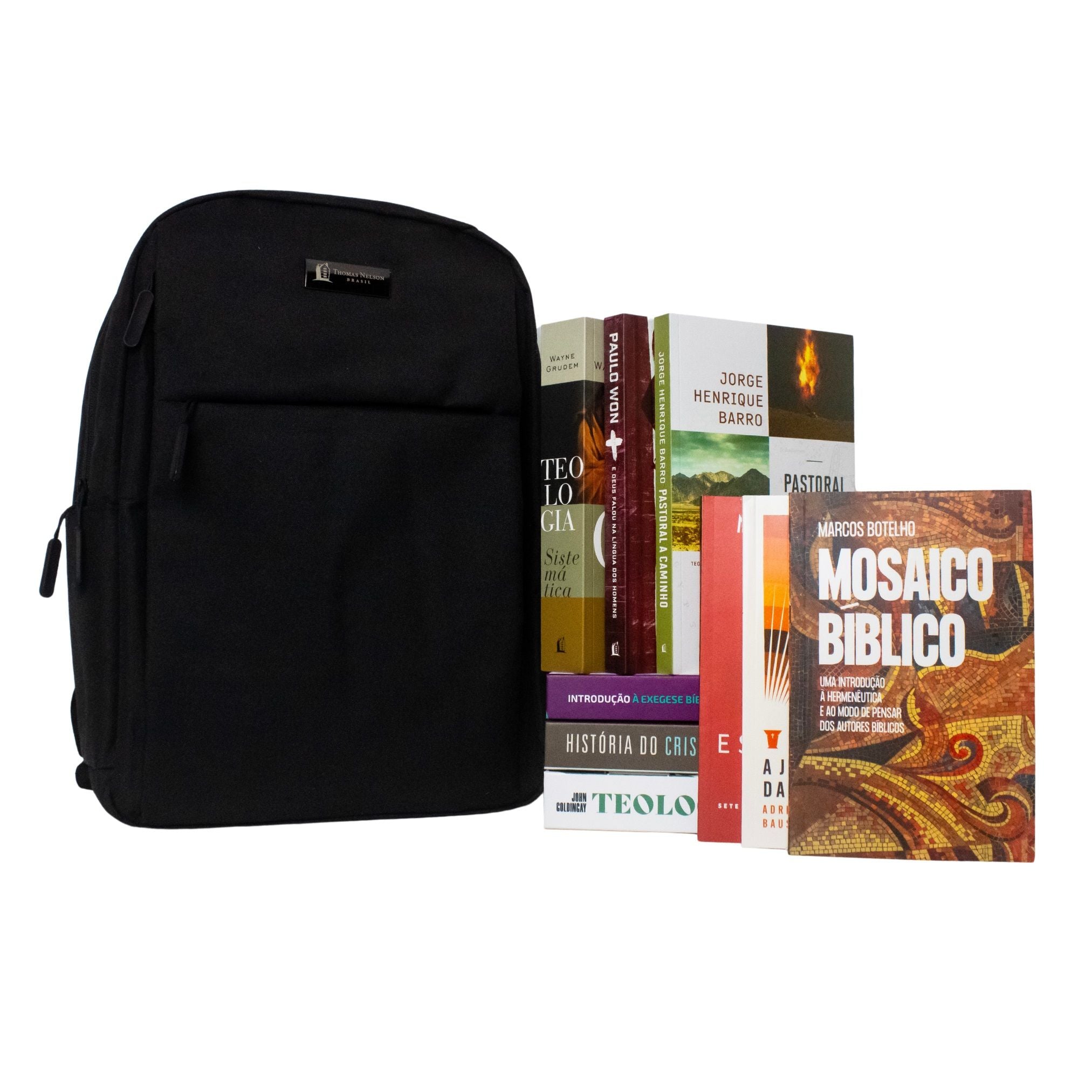 Minha Biblioteca Teológica + Mochila Thomas Nelson | Edição Limitada ...